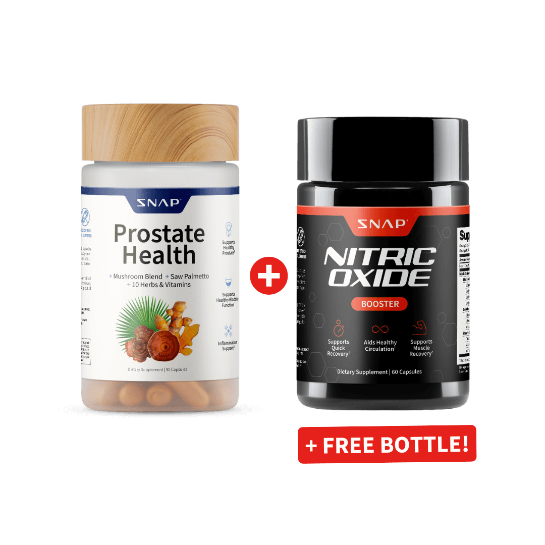 Prostate Health + Nitric Oxide Combo – Snap Supplements