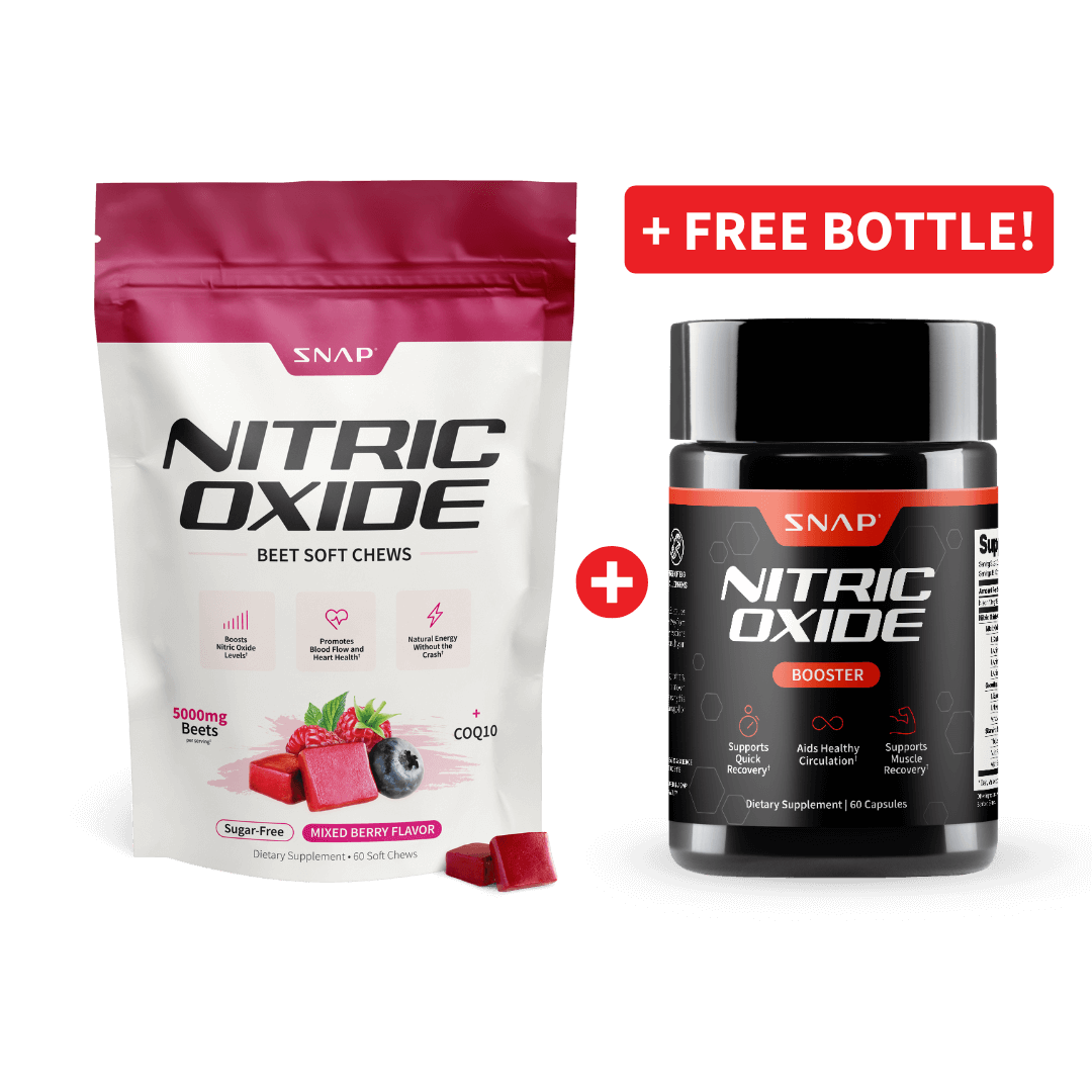 Nitric Oxide Beet Chews + NO Booster – Snap Supplements