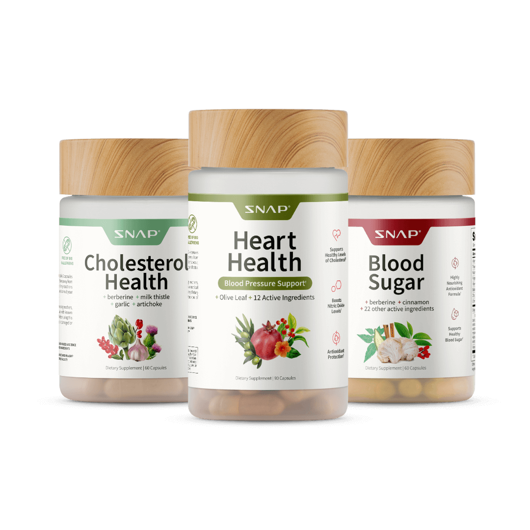 Heart Health, Blood Sugar & Cholesterol Health Bundle – Snap Supplements