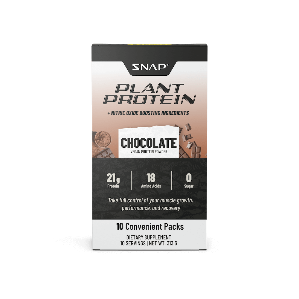 Plant Protein with NO Booster Stick Pack (10ct) - Chocolate – Snap ...