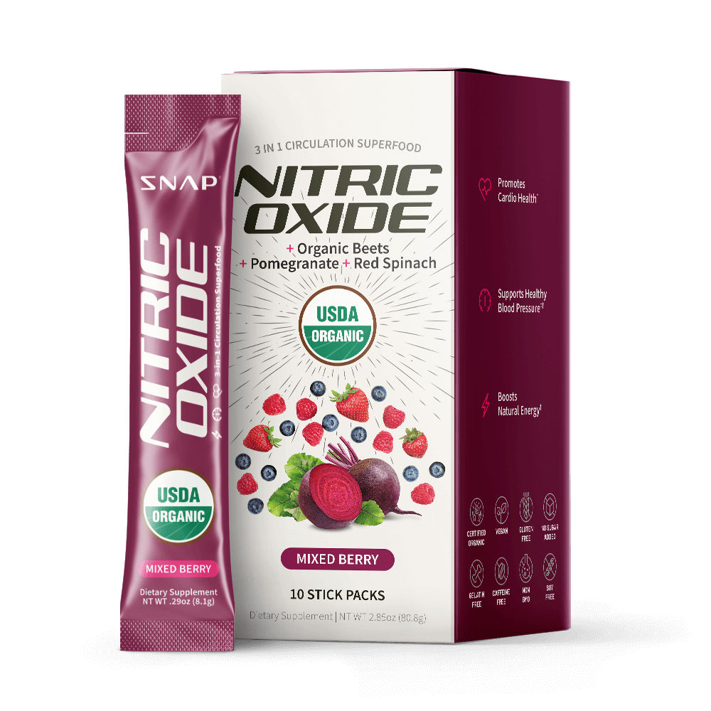 Nitric Oxide Organic Beets Single-Serve Packs – Snap Supplements