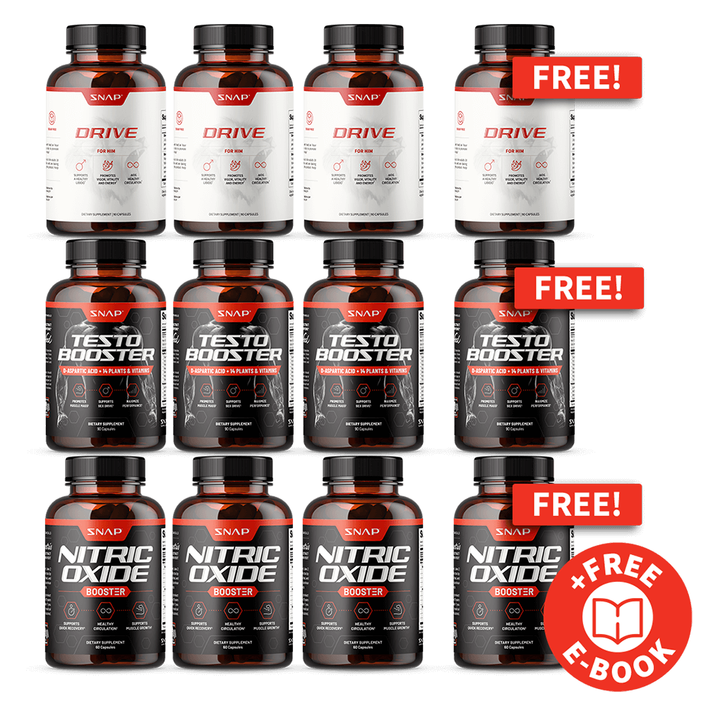 Ultimate Male Drive Stack + Free E-Book – Snap Supplements